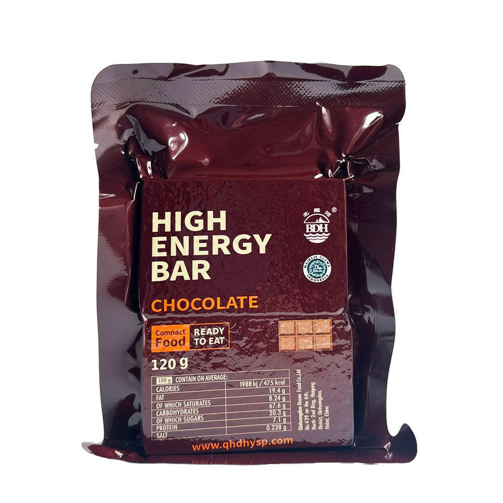 BDH Chocolate High-Energy Bars | Long-Life Emergency Food